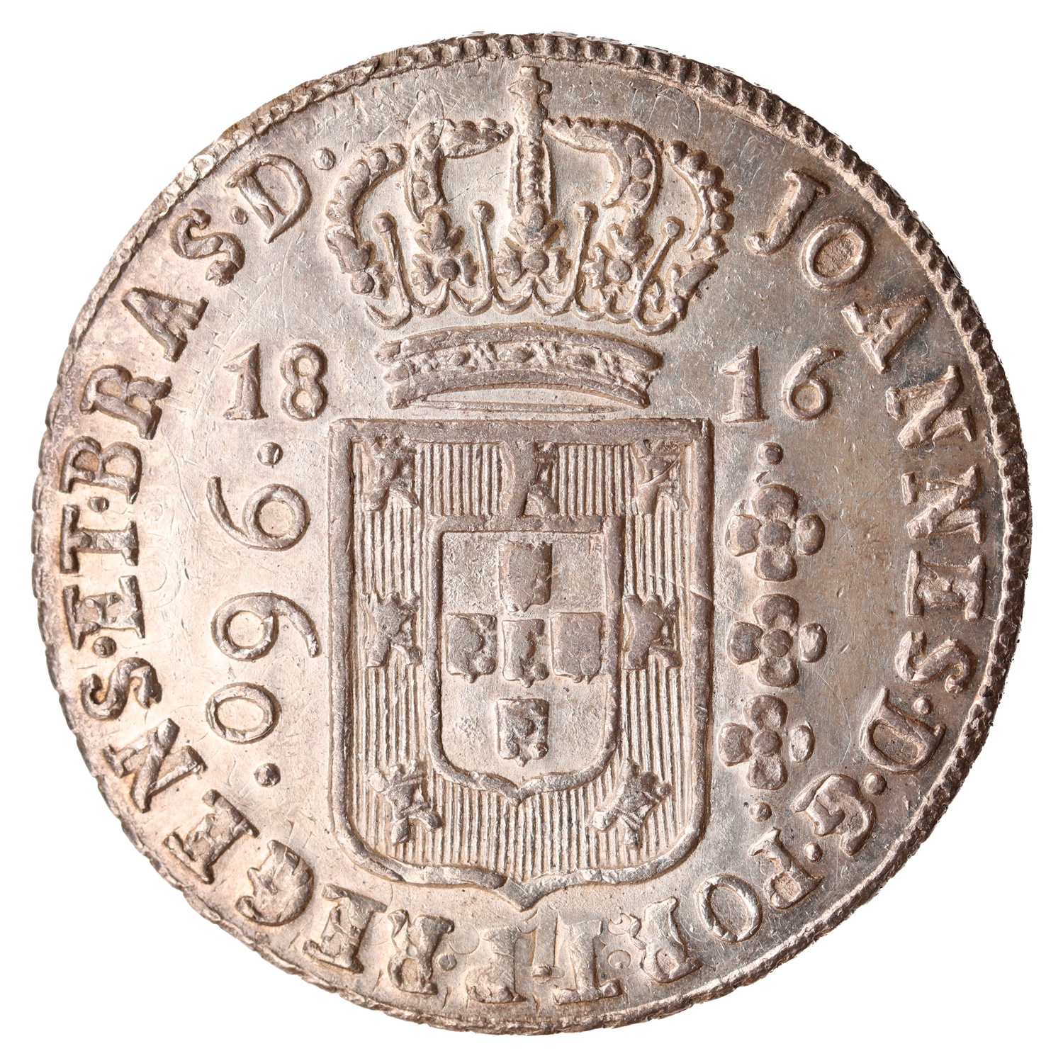 Brazil 960 Reis 1816 UNC