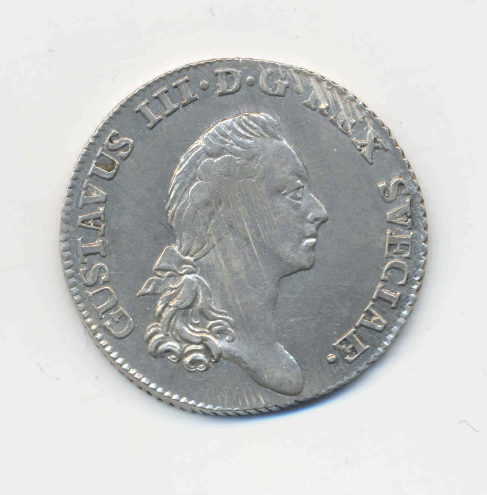 Sverige 1/6 Riksdaler 1790 Kv 0/01