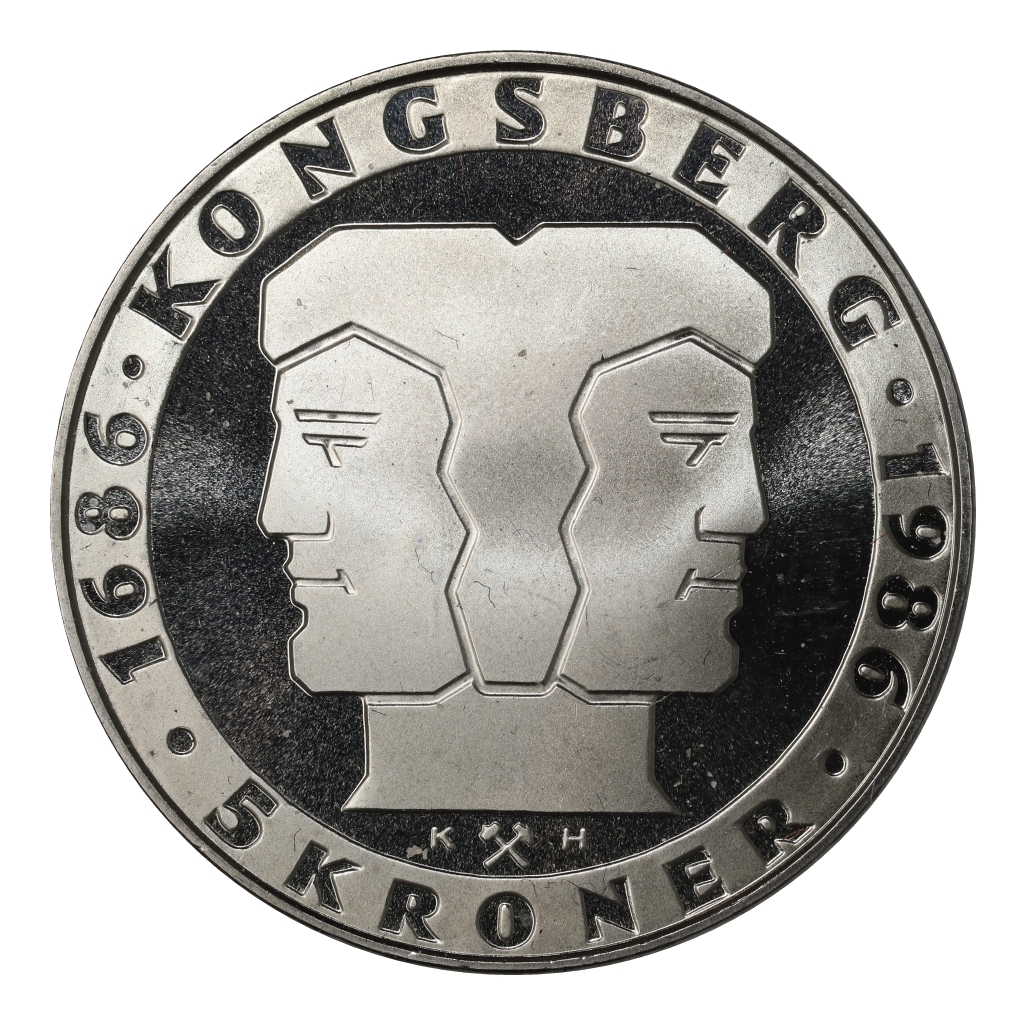 5 Kroner 1986 Den Kongelige Mynt Kv 0